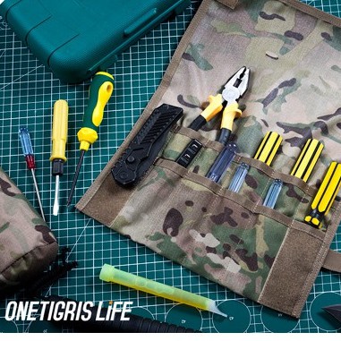 Onetigris Multipurpose TOOL POUCH MULTICAM ROLL-UP (TG-GJB20) | Shopee ...