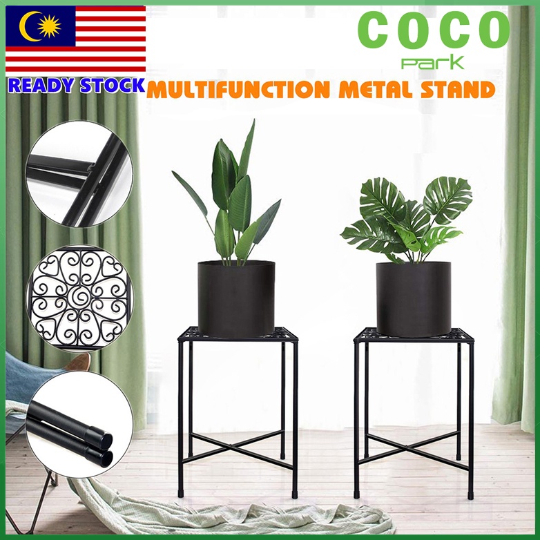 Iron Metal Plant Stand Stant Flower Pot Stand Display Potted Rack Base ...