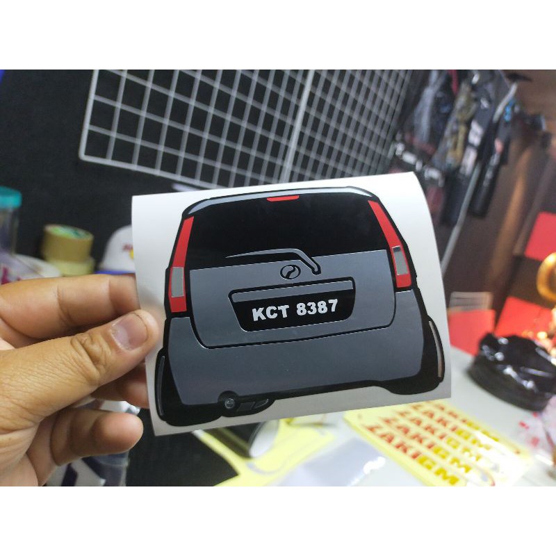 Sticker kereta perodua Viva.siap no plat | Shopee Malaysia
