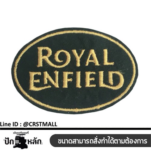 ROYAL ENFIELD Embroidered Iron Patches On Logo ENFIELD. | Shopee Malaysia