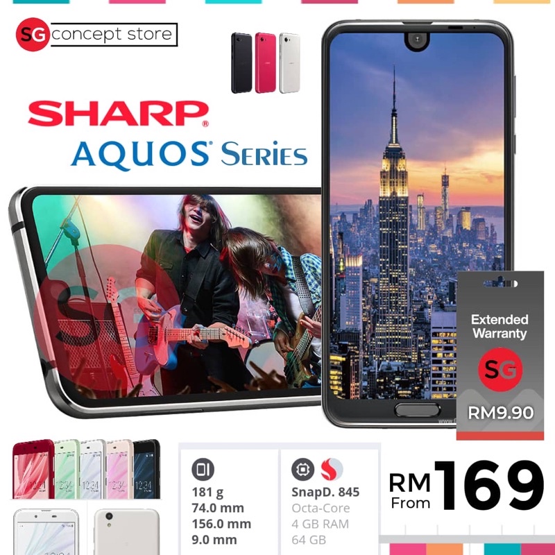 Sharp Aquos R2, R3, R compact,R,R mini & Zero2 (original secondhand) | Shopee Malaysia