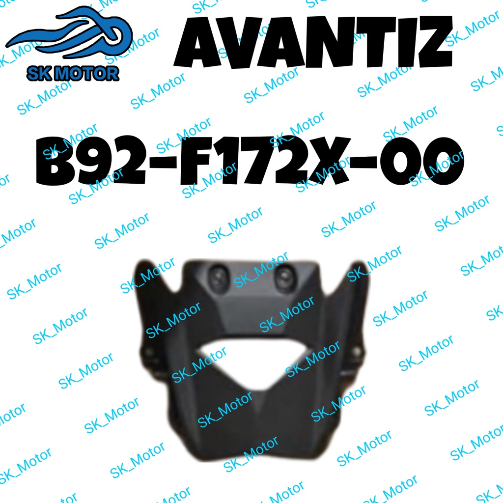 Yamaha EGO AVANTIZ Original Inner Cover Full Set Kaver Hitam Meter Tank ...