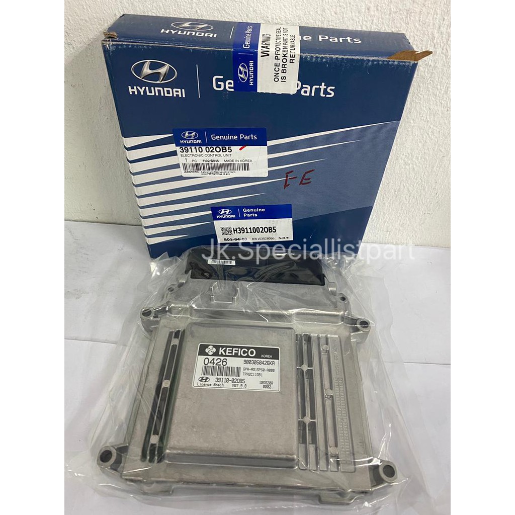ENGINE CONTROL UNIT (ECU) GENUINE PART (ORIGINAL) [39110-02OB5] HYUNDAI ...