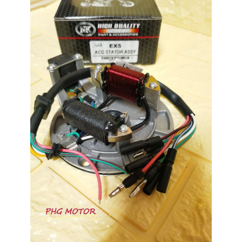 ACG STATOR COIL ASSY - HONDA - EX5 HI-POWER (NK) | Shopee Malaysia