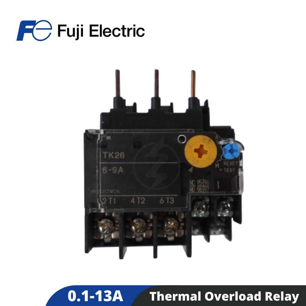 FUJI ELECTRIC 0.1-13A TK26 Thermal Overload Relay | Shopee Malaysia