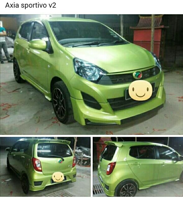 PERODUA AXIA BODYKIT bodykit murah betong bodykit | Shopee Malaysia