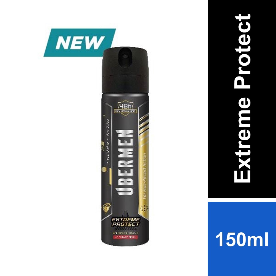 Ubermen Anti-Perspirant Body Spray (Extreme Protect) 150ml | Shopee ...