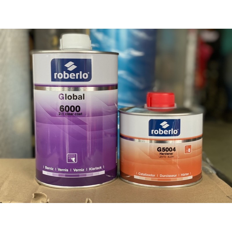 (1 set) Roberlo Global 6000 2:1 2k Clearcoat Medium Solid | Shopee Malaysia