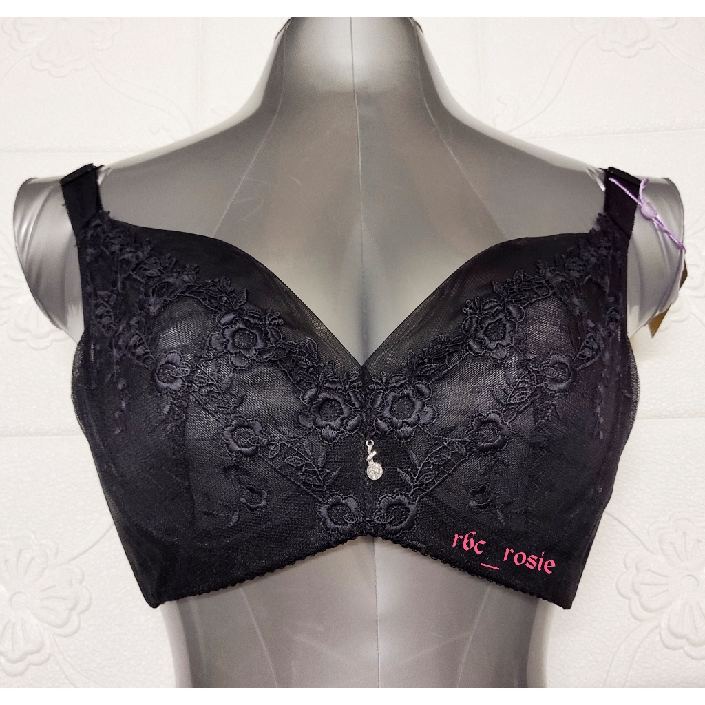 38C/85C, 40C/90C, 40D/90D TRANSPARENT PLUS SIZE BRA - WIRED | Shopee Malaysia