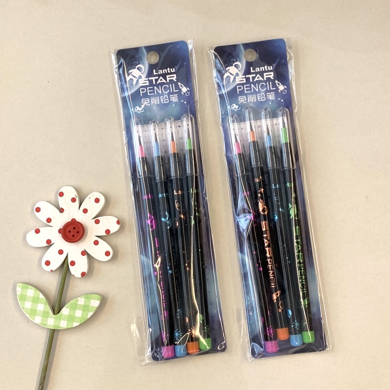 Non-sharpening Bullet LANTU STAR Swap Building Block Apollo Pencil ...