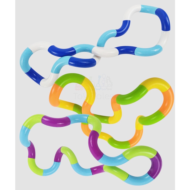Fidget Tangle Toy 🍭 Shaping Worm Twisting Kids Tiktok Fidget Stress Relief Sensory ADHD Relax ...