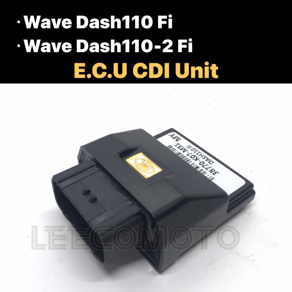 HONDA WDASH-II-FI CDI UNIT ( ECU MODULE ) 38770-K07-M51 WAVE DASH110-2 ...