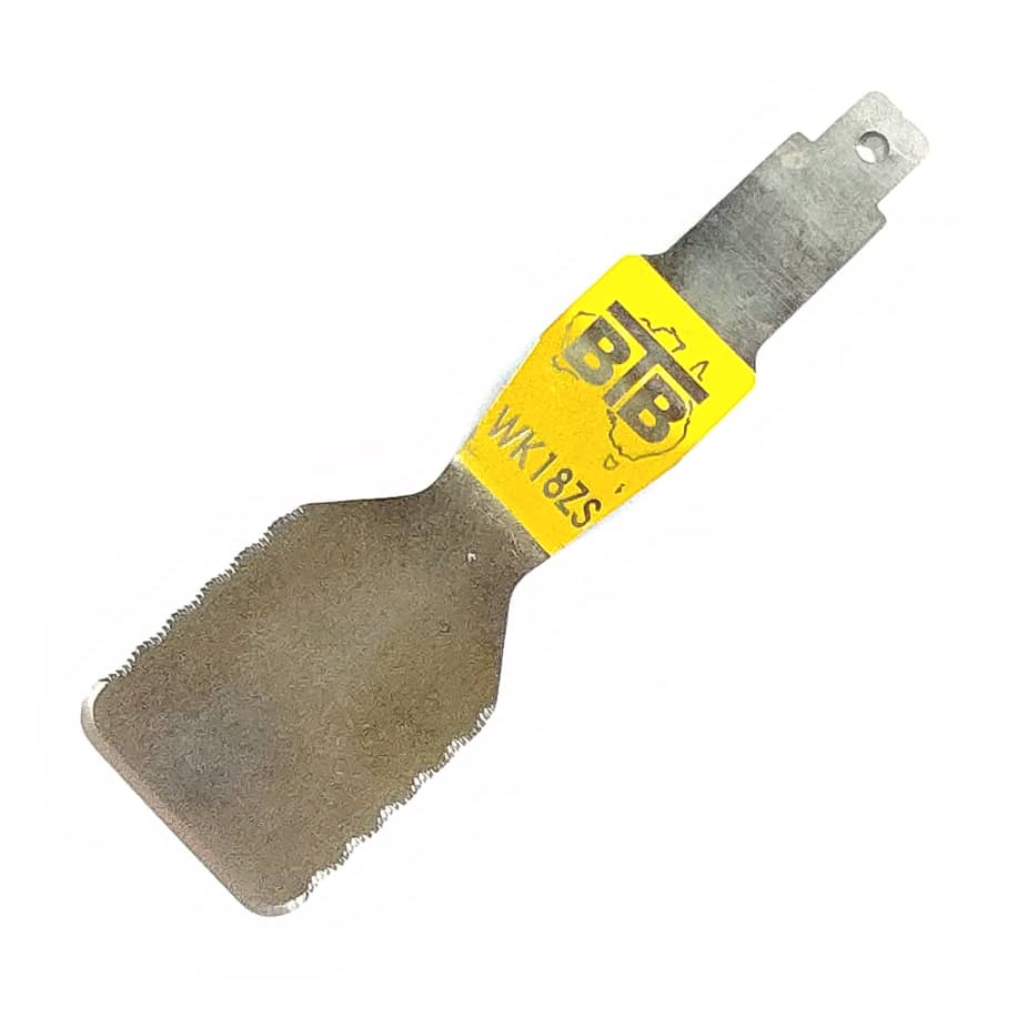 BTB SERRATED OFFSET SPADE GENERAL USAGE BLADE 140 MM WK18Z-S (YELLOW ...