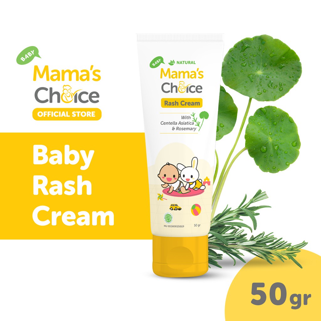 Baby Cream Ruam Diaper-Mama's Choice Baby Rash Cream 50 gr | Shopee ...
