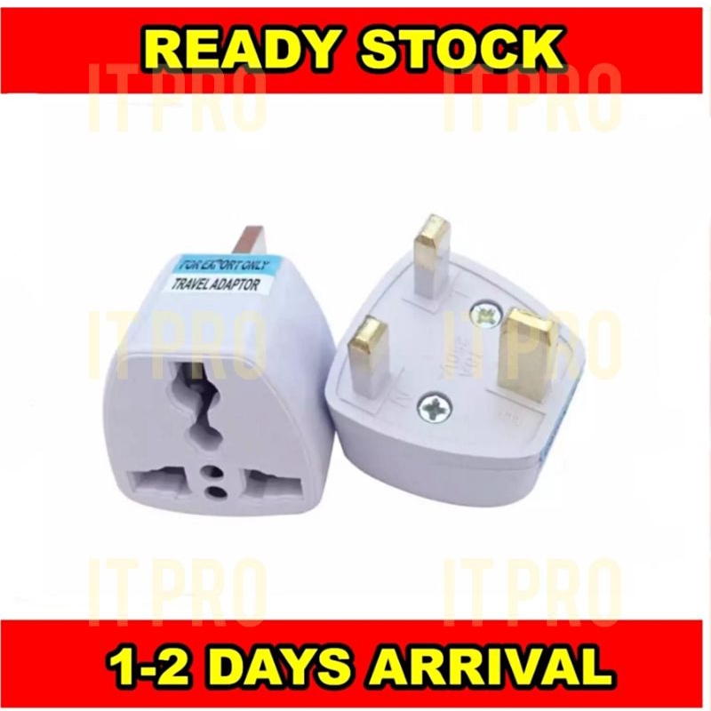 PRO🏠International/Universal UK US EU AU 2 Pin 3 Pin Travel Plug/Socket ...