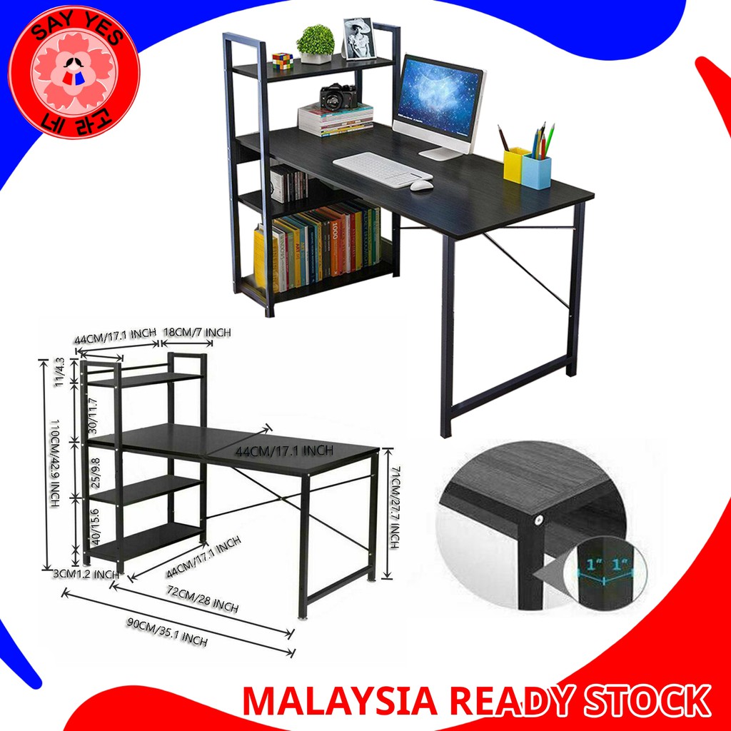 SayYes Modern Computer Desktop Study Table / Computer Table / Meja ...