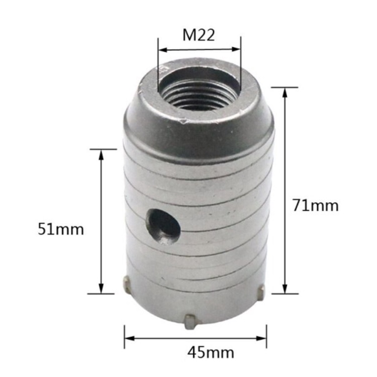 30-120mm SDS Plus Coated Concrete Coring Drill Bits Walls Air ...