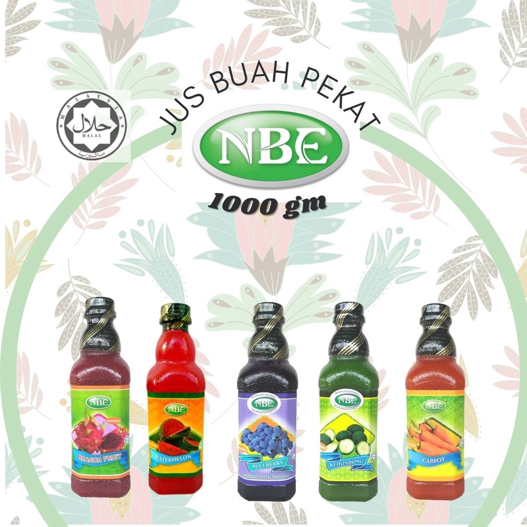 NBE - BES MINUMAN BUAH / FRUIT DRINK BASE 1000gm (Kordial/Cordial/Syrup ...