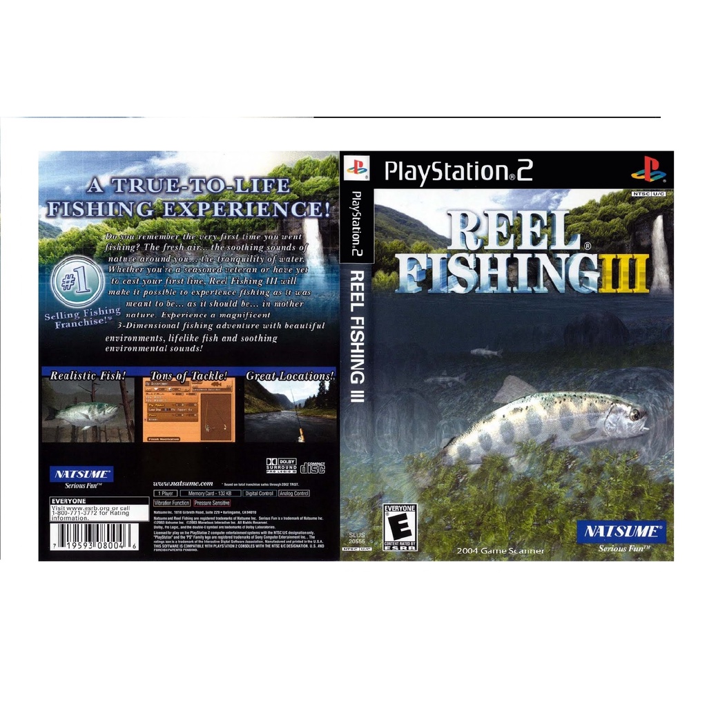 🔥PS2 CD DVD Games🔥 Reel Fishing 3 (DVD Game) | Shopee Malaysia