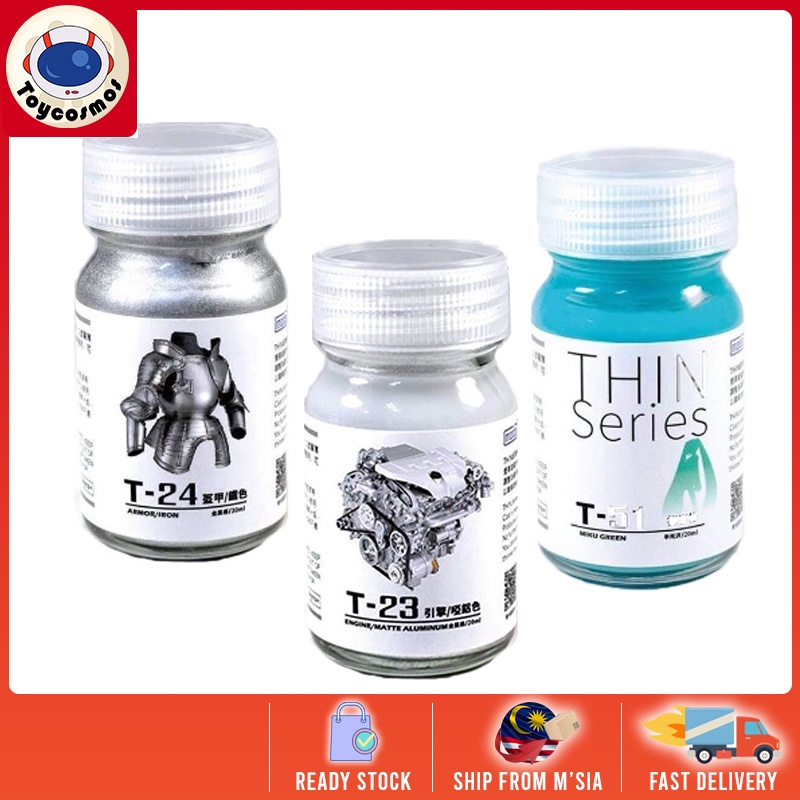 Taiwan MODO THIN Colors Series 20ML Enamel Paint for Gunpla Gundam ...