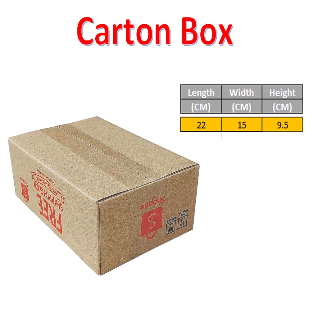Kotak Carton Box Packaging Packing-50pcs | Shopee Malaysia