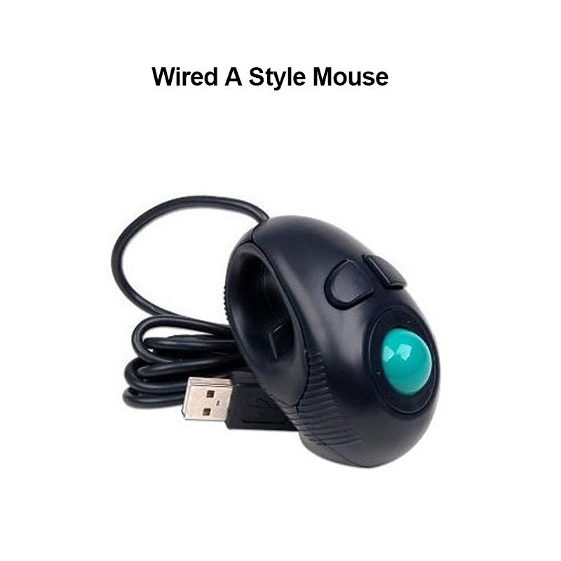 Wireless Trackball Mouse Vertical 2.4GHz Digital Thumb-Controlled Mause ...