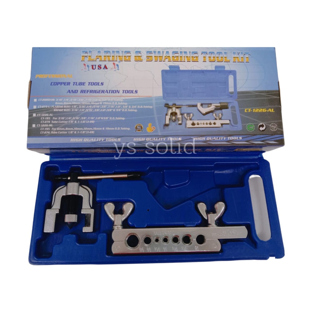 FLARING & SWAGING TOOL KIT USA (CT-1226-AL) | Shopee Malaysia