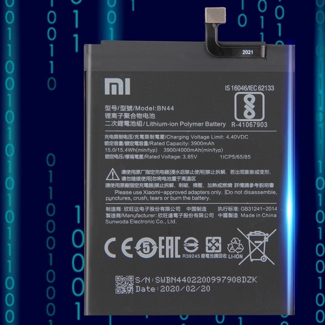 4000mAh Battery BN44 for RDmi 5 Plus MEG7 MEI7 Xmi Battery Bateri ...