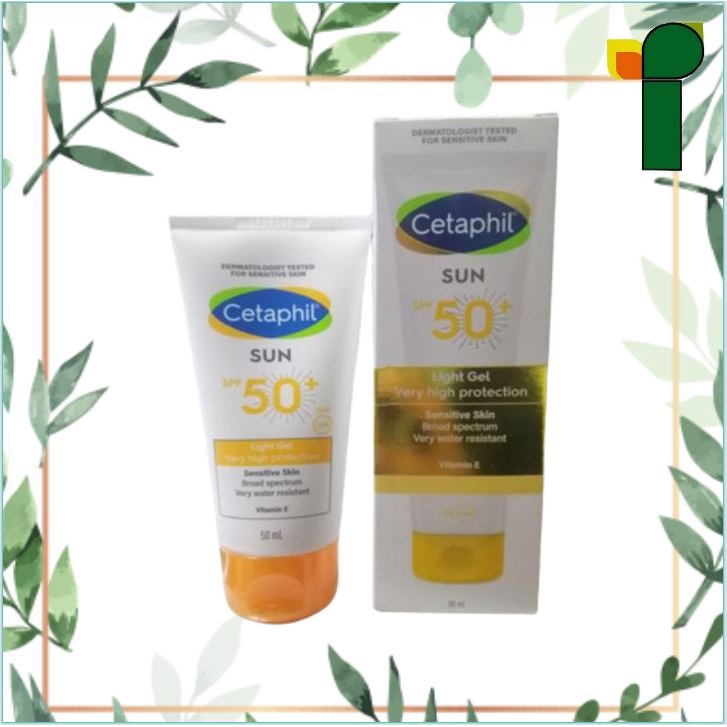 CETAPHIL Sun SPF50+ Light Gel 50ml Very High Sun Protection Broad ...