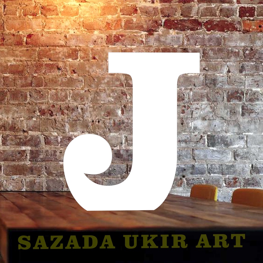 8cm S3 Abjad/Alphabet Alphabet Letter wedding Decoration Table Sign ...