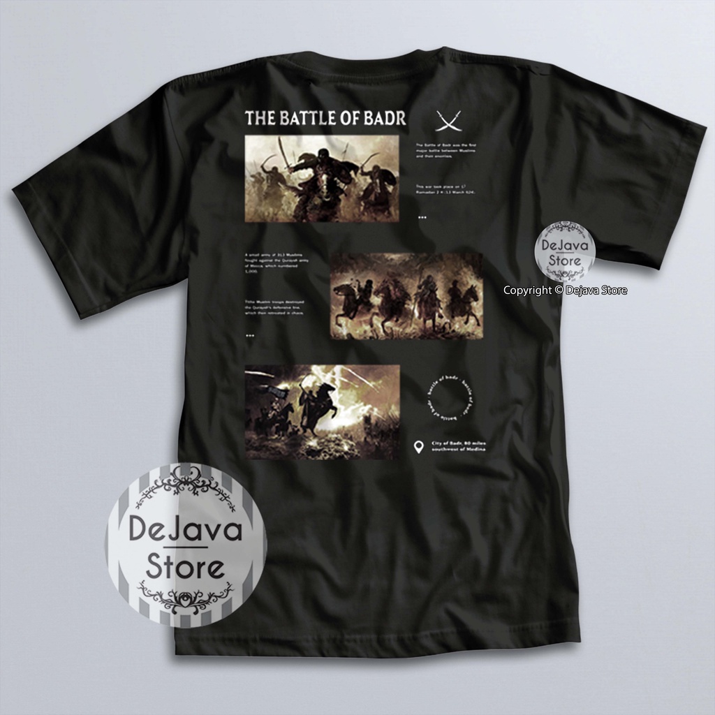 Islamic Da'wah T-shirt THE BATTLE OF BADR 313 VS 1000 Islamic History ...