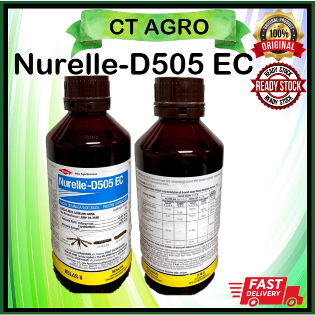 Nurelle-D505 EC Racun Serangga Insecticide 1L Ready Stock Chlorpyrifos ...