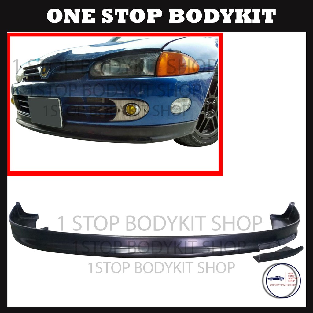 Proton Wira Satria Putra C99 Spec PU Front Skirt Lip With Removable ...