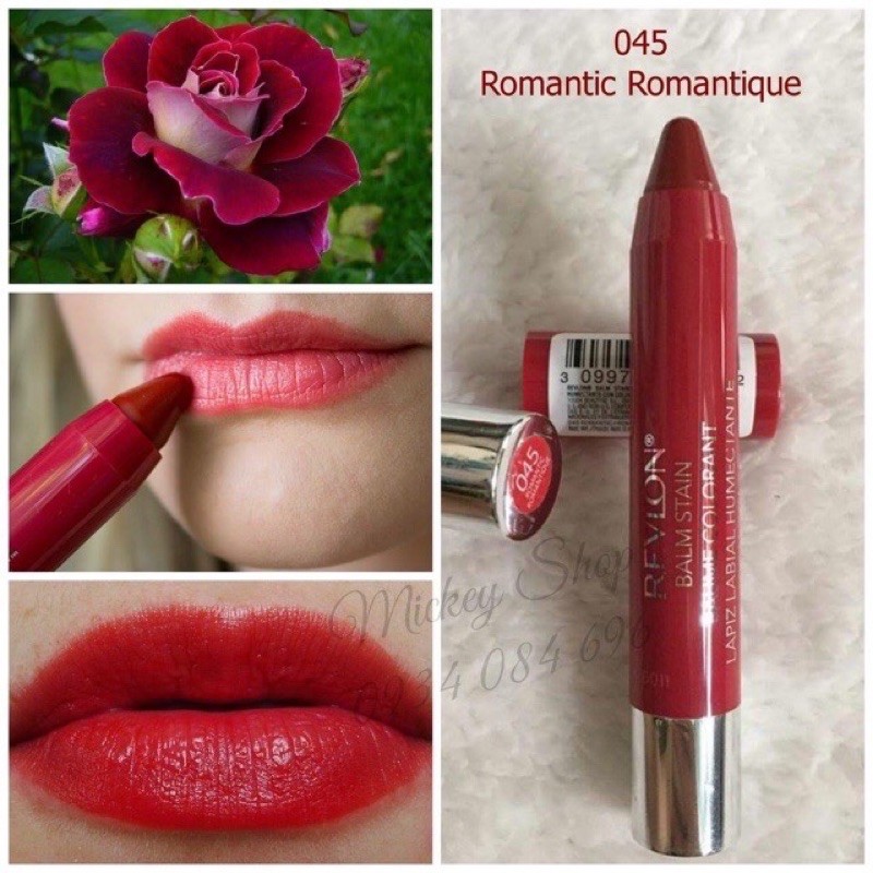 Revlon Colorburst Balm Stain Romantic Pencil Lipstick (045/ Traditional ...