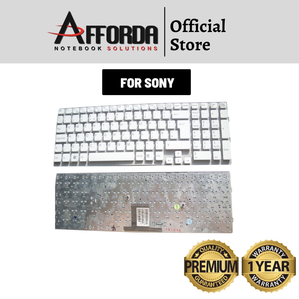 SONY VPC-EB (WHITE) Laptop Keyboard | Shopee Malaysia