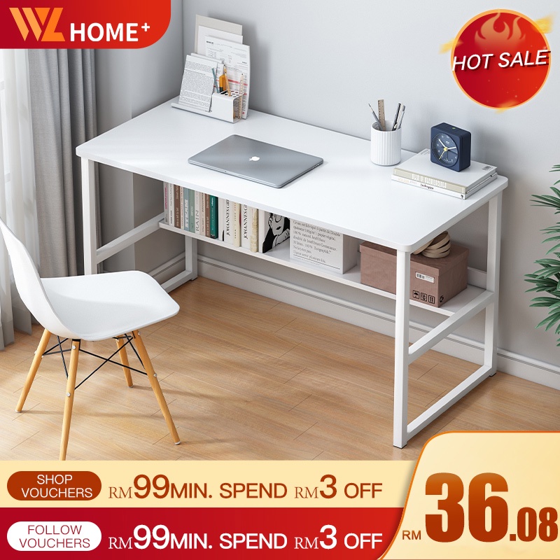 (PROMO) Computer Table Student study Desk simple modern writing desk ...