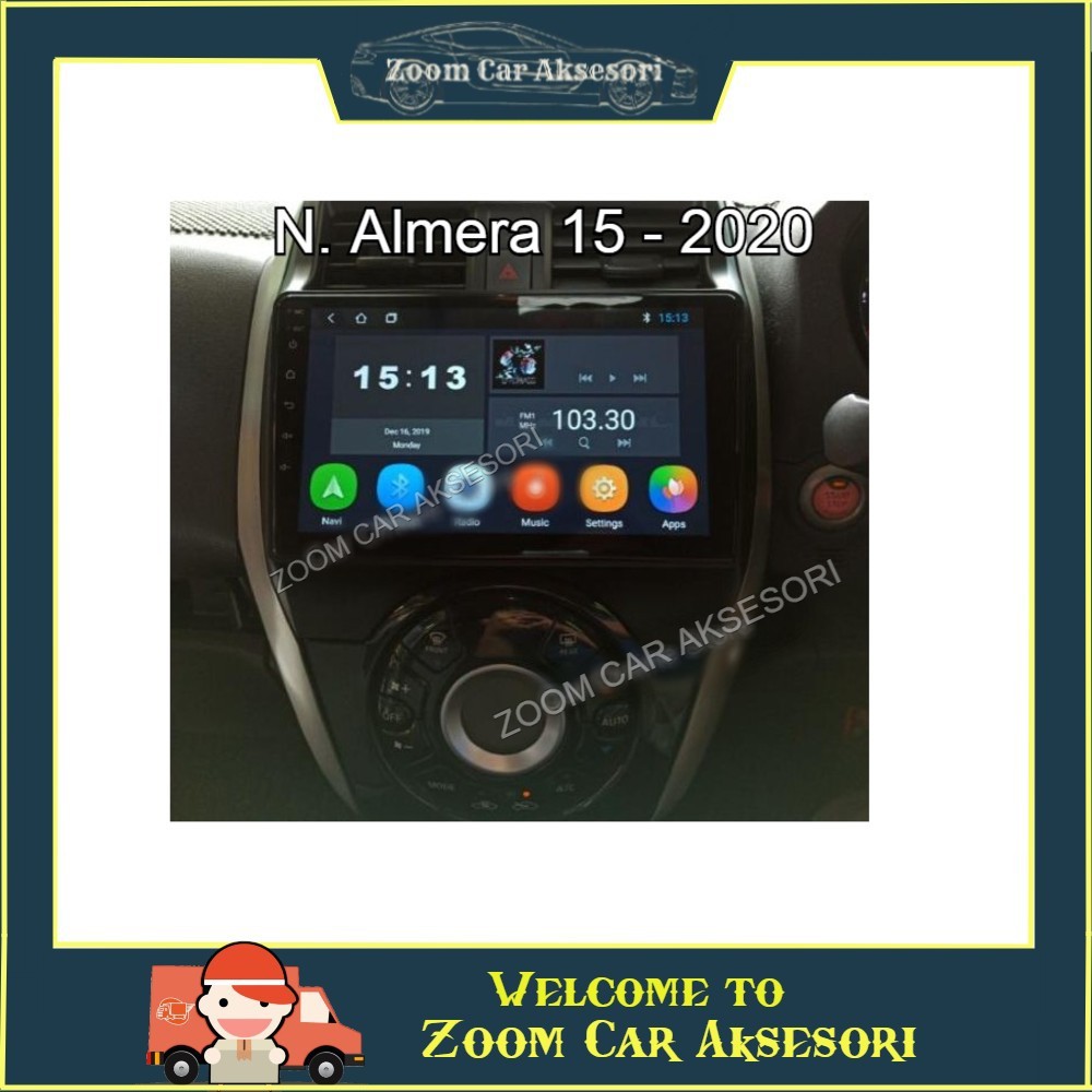 NISSAN ALMERA 15-2020 BIG SCREEN ANDROID 12 MEDIA PLAYER WITH CASING ...
