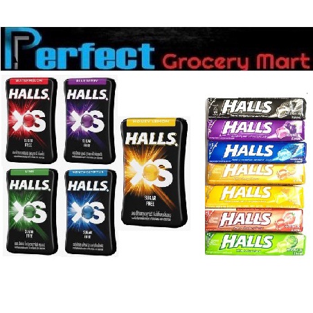 ⚡24hour Delivery⚡Halls Xs Sugar Free Mini Mint Candy 15g & Stick 34g ...