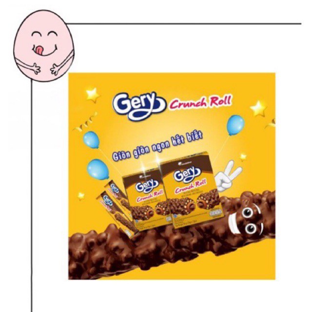 [Halal]Gery Crunch Roll | Wafer Roll with Caramel and Choco Cream ...