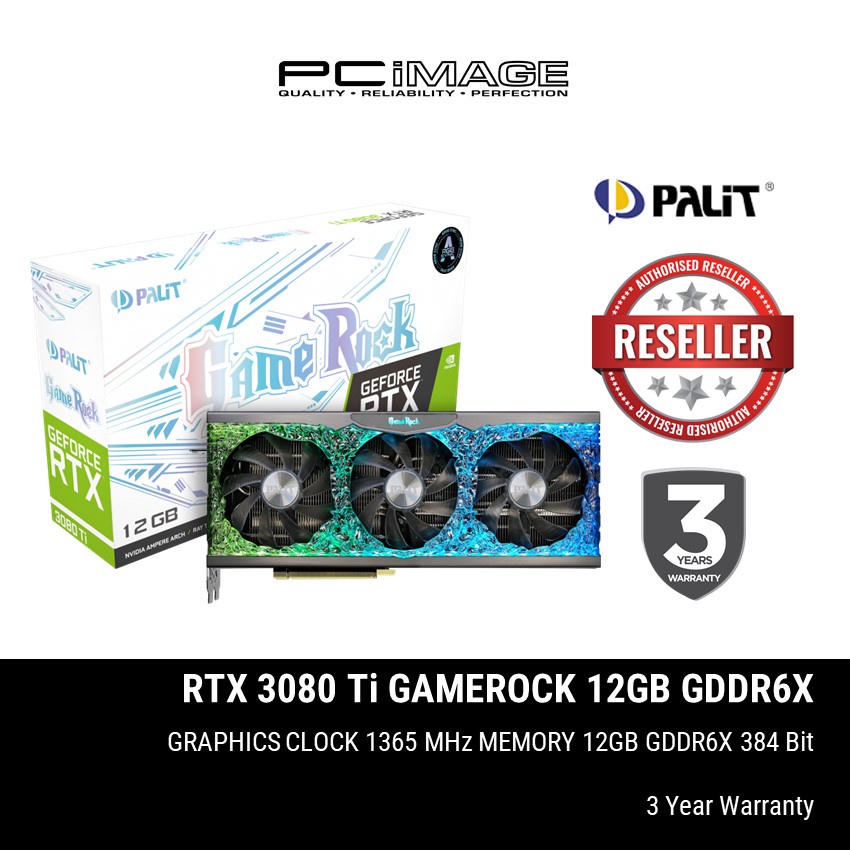 PALIT GEFORCE RTX 3080 TI GAMEROCK 12GB GDDR6X GRAPHIC CARD | Shopee ...