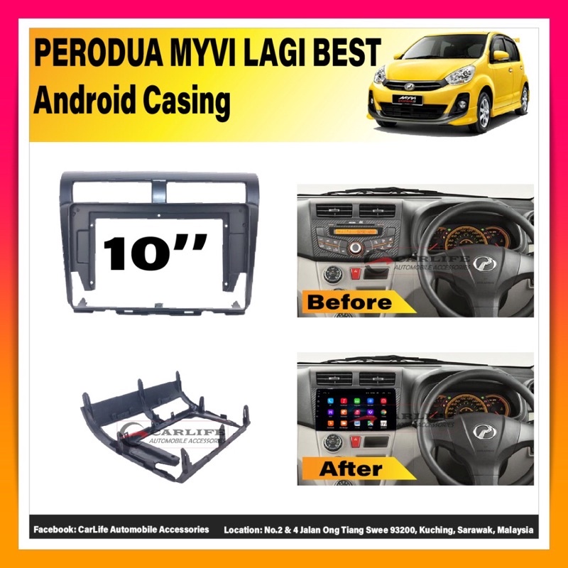 Perodua Myvi Lagi Best 10" Android Casing | Shopee Malaysia