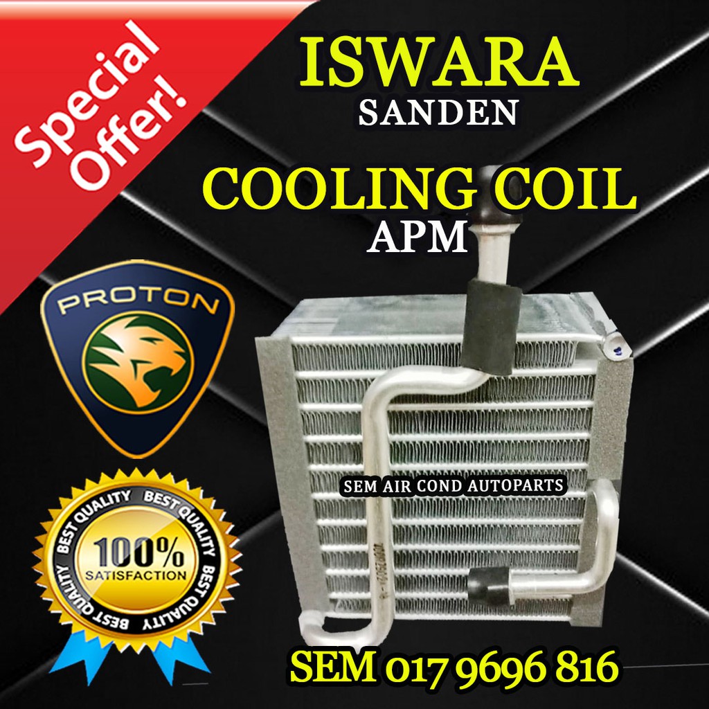 PROTON ISWARA APM SANDEN SD COOLING COIL/ EVAPORATOR (CAR AIR COND ...