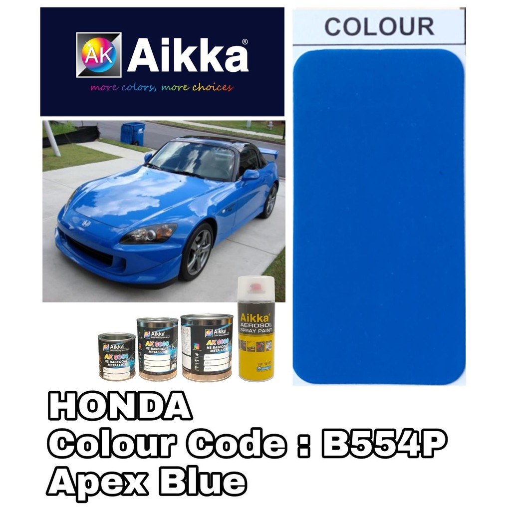HONDA B554P APEX BLUE - Aikka Oem Factory Colour | Shopee Malaysia