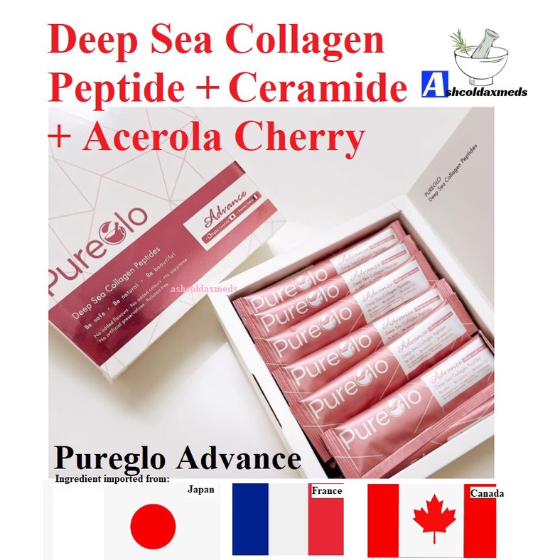 EXP09/26 PUREGLO Advance PureC Deep Sea Collagen with Oryza Ceramide R ...