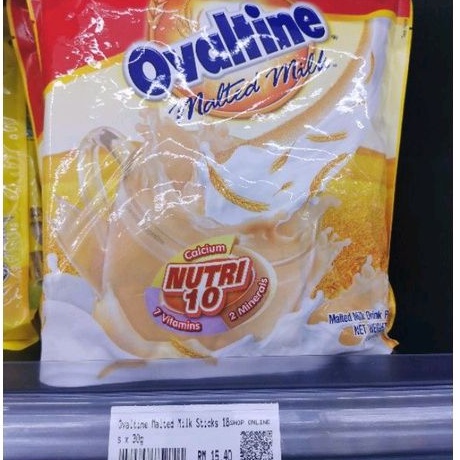 Ovaltine Malted Milk Sticks (18's x 30g) | Shopee Malaysia