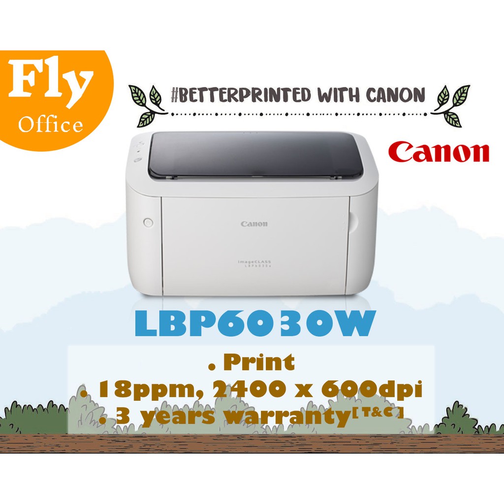 Canon imageCLASS LBP6030w Mono Laser Wireless Printer Great performance and small footprint with ...