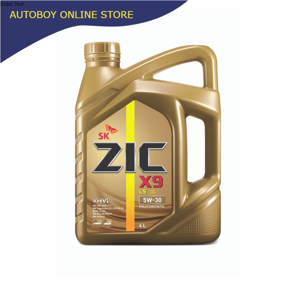 ZIC X9 FULLY SYNTHETIC ENGINE OIL (5W-30)-4L | Shopee Malaysia