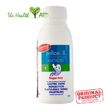 Zellox-II Double Strength Liquid Antacid 100ml | Shopee Malaysia