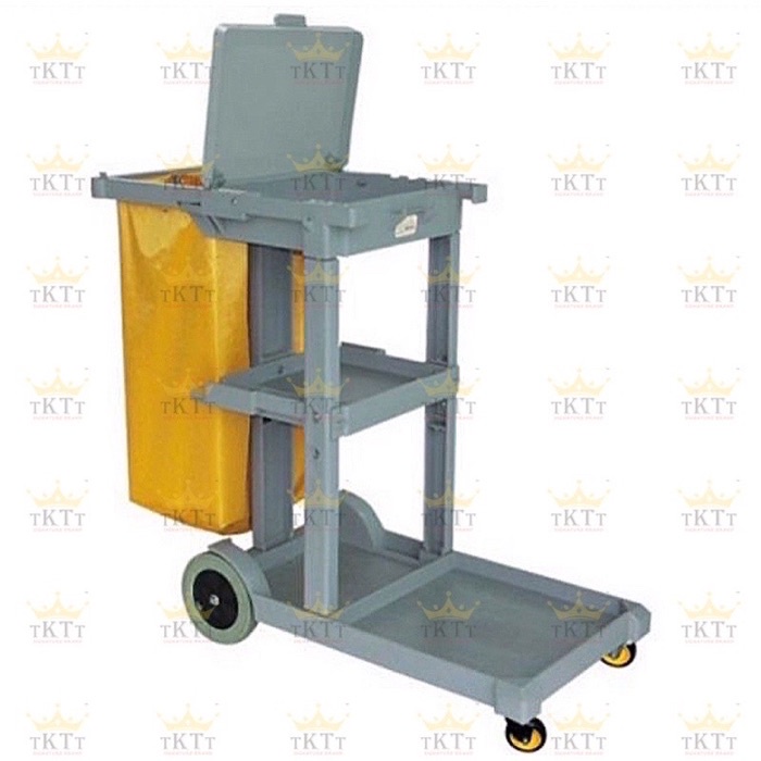 TKTT ™️ Commercial Janitor Cart Heavy Duty Cleaner Trolley ...