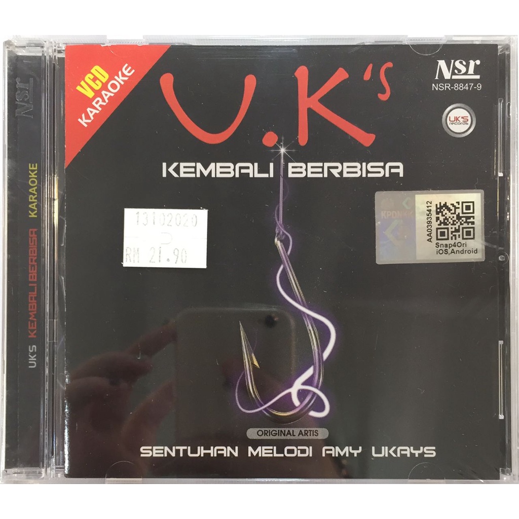 U.K'S UKAYS-Kembali Berbisa (MTV KARAOKE VCD) | Shopee Malaysia